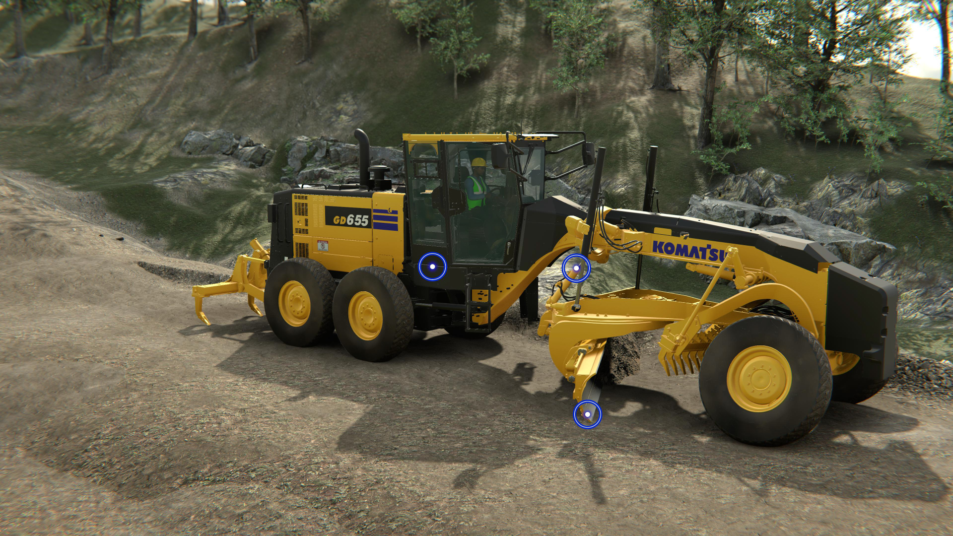 GD655-6 motor grader | Komatsu