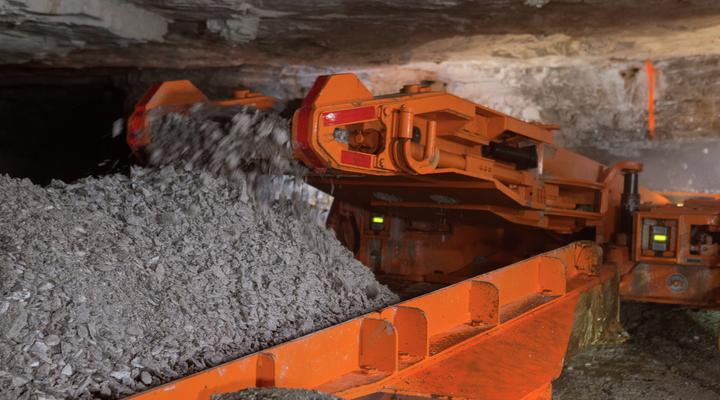 Underground soft rock mining | Komatsu