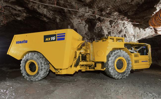 Underground hard rock mining | Komatsu